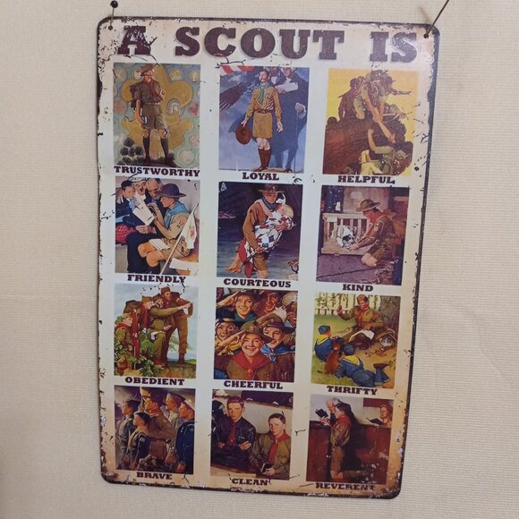 None | Other | Boy Scout Troup Wilderness Survival Skills Wall Decor ...
